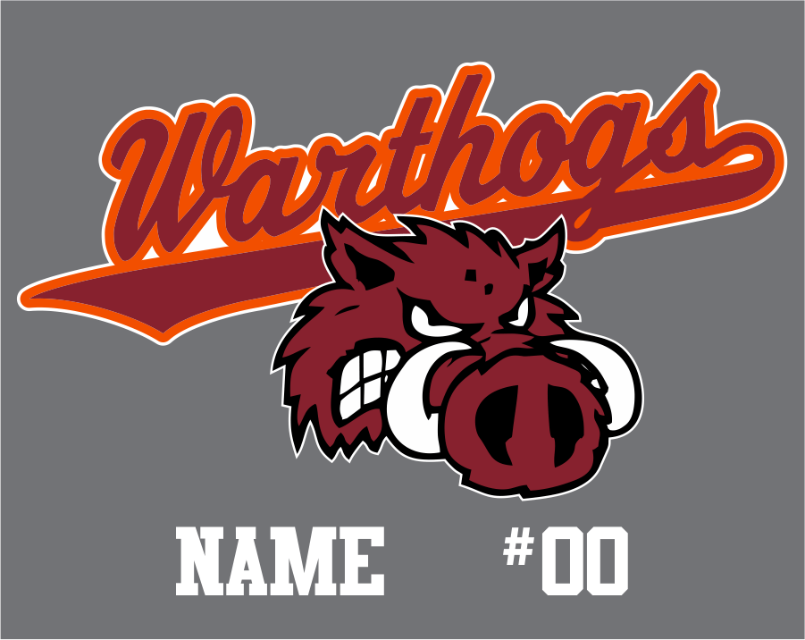 Warthog Baseball Car Decal - Friday Threads