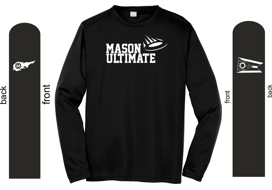 Mason Ultimate Frisbee Black JerseY NOOOO - Friday Threads