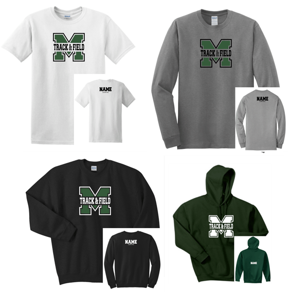 MHS Track & Field LOGO Unisex Cotton Shirt Options - Friday Threads