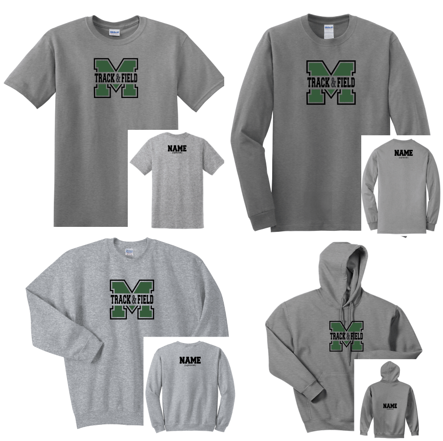 MHS Track & Field LOGO Unisex Cotton Shirt Options - Friday Threads