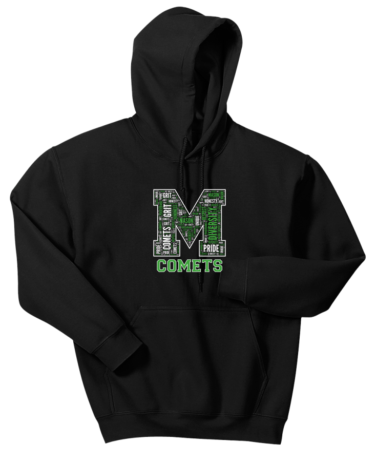 Mason Intermediate Student Designed Black Hoodie Sweatshirt Friday
