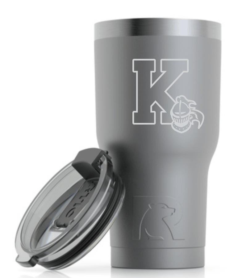 Kings Knights Rtic Stainless Steel Laser Etched Tumbler - Friday Threads