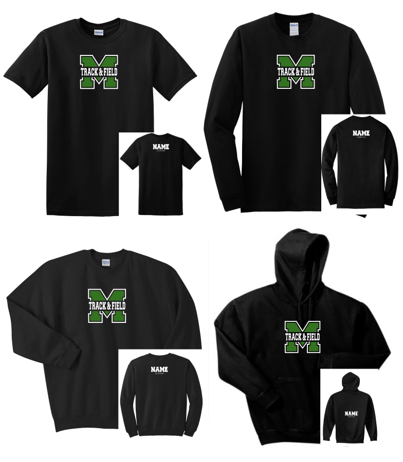 MHS Track & Field W23 LOGO Unisex Cotton Shirt Options - Friday Threads
