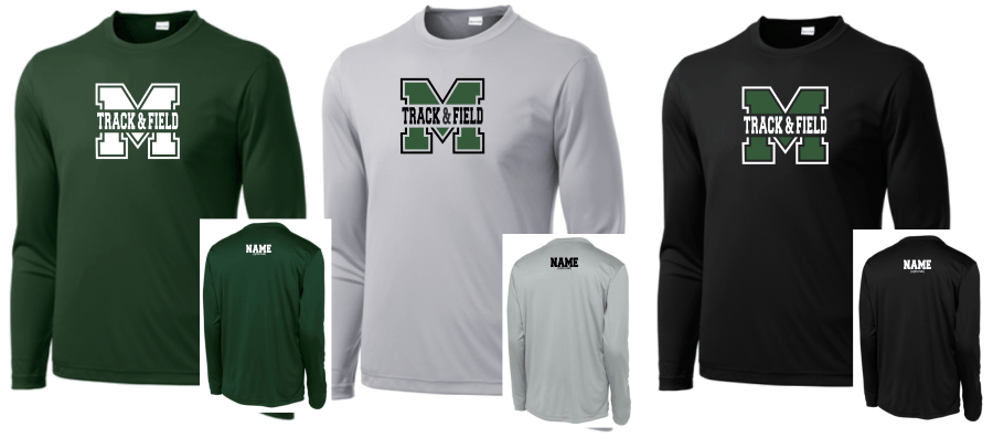 MHS Track & Field SP23 LOGO Drifit T-Shirts - Friday Threads