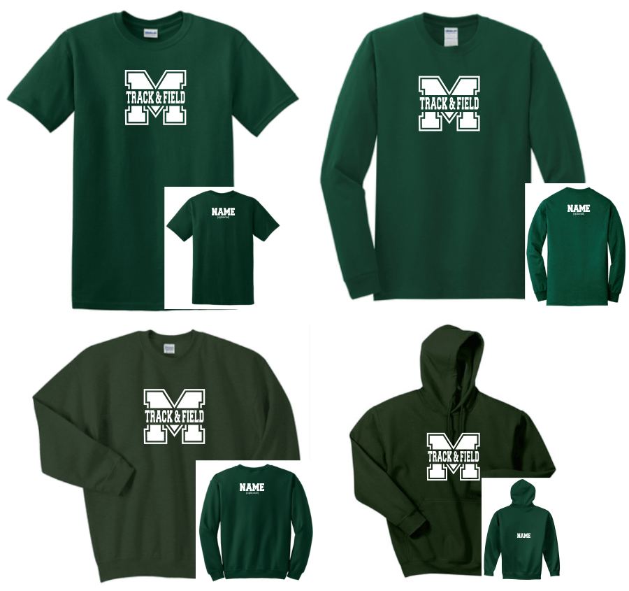 MHS Track & Field SP23 LOGO Unisex Cotton Shirts - Friday Threads