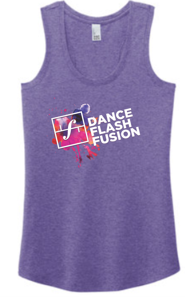 Dance Flash Fusion Triblend Tank - Friday Threads