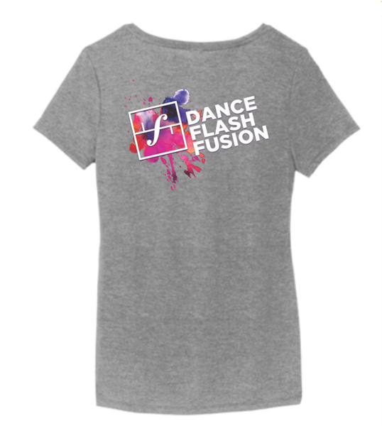 Dance Flash Fusion Ladies V-Neck T - Friday Threads
