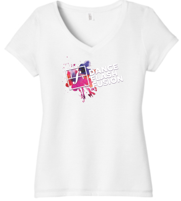 Dance Flash Fusion Ladies V-Neck T - Friday Threads