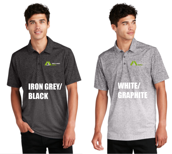 Mike Albert Sport-Tek Ombre Heathered Polo - Friday Threads