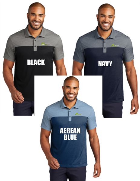 Mike Albert Port Authority Fine Pique Blend Blocked Polo - Friday Threads