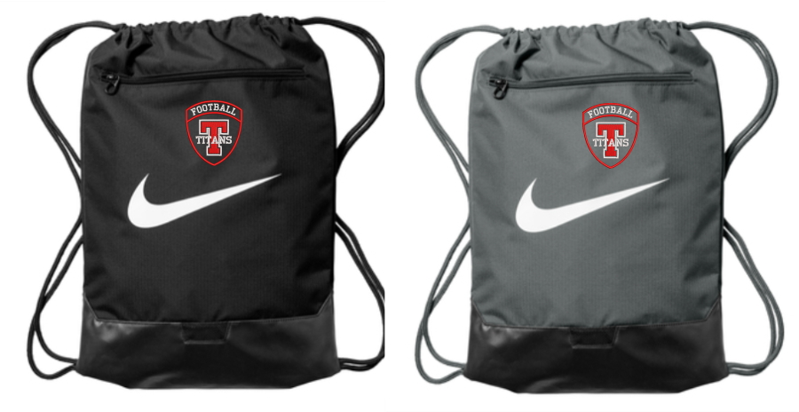 TITANS FOOTBALL Nike Brasilia Drawstring Bag - Friday Threads