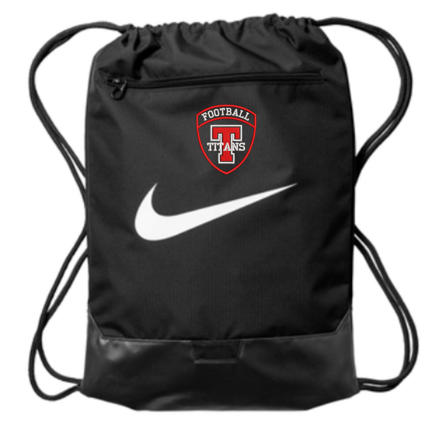 TITANS FOOTBALL Nike Brasilia Drawstring Bag - Friday Threads