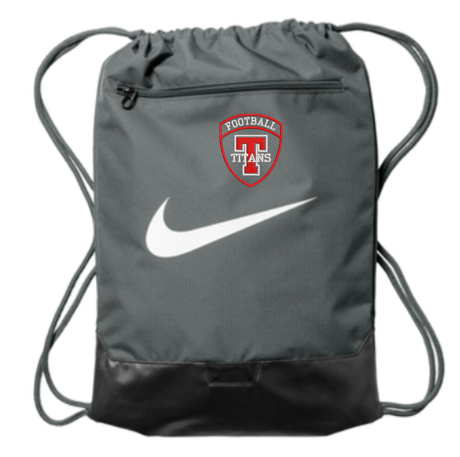 TITANS FOOTBALL Nike Brasilia Drawstring Bag - Friday Threads
