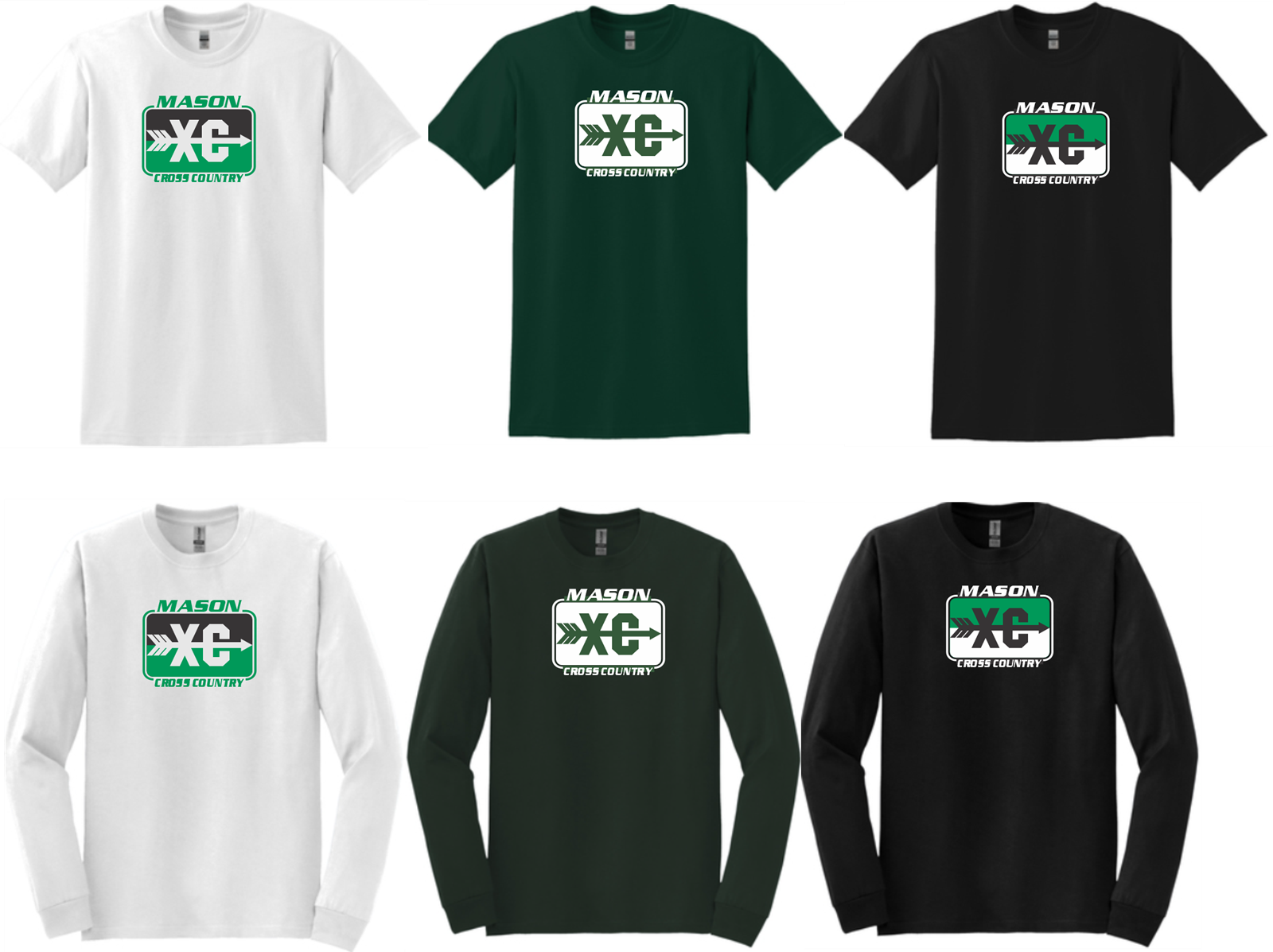 MHS XC '23 Dryblend Tshirt Options - Friday Threads