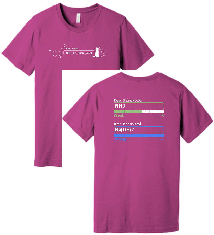 Mason AP Chem 24 Pink T - Friday Threads