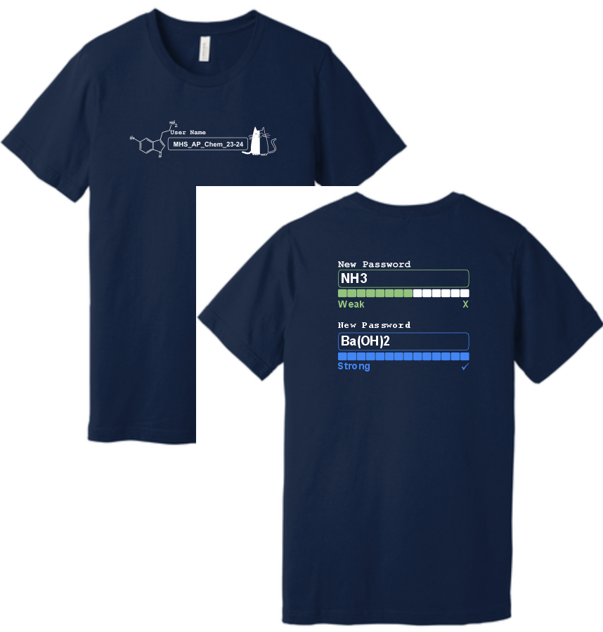 Mason AP Chem 24 Blue T - Friday Threads