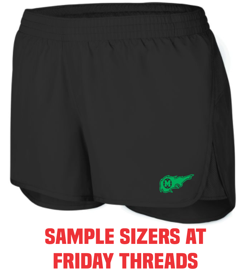 MMS Track & Field SP25 Female Running Shorts MANDATORY - Friday Threads